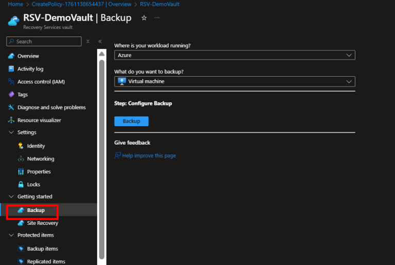 Complete Guide to Azure Backup & Recovery Vault – Adedeji Awolesi