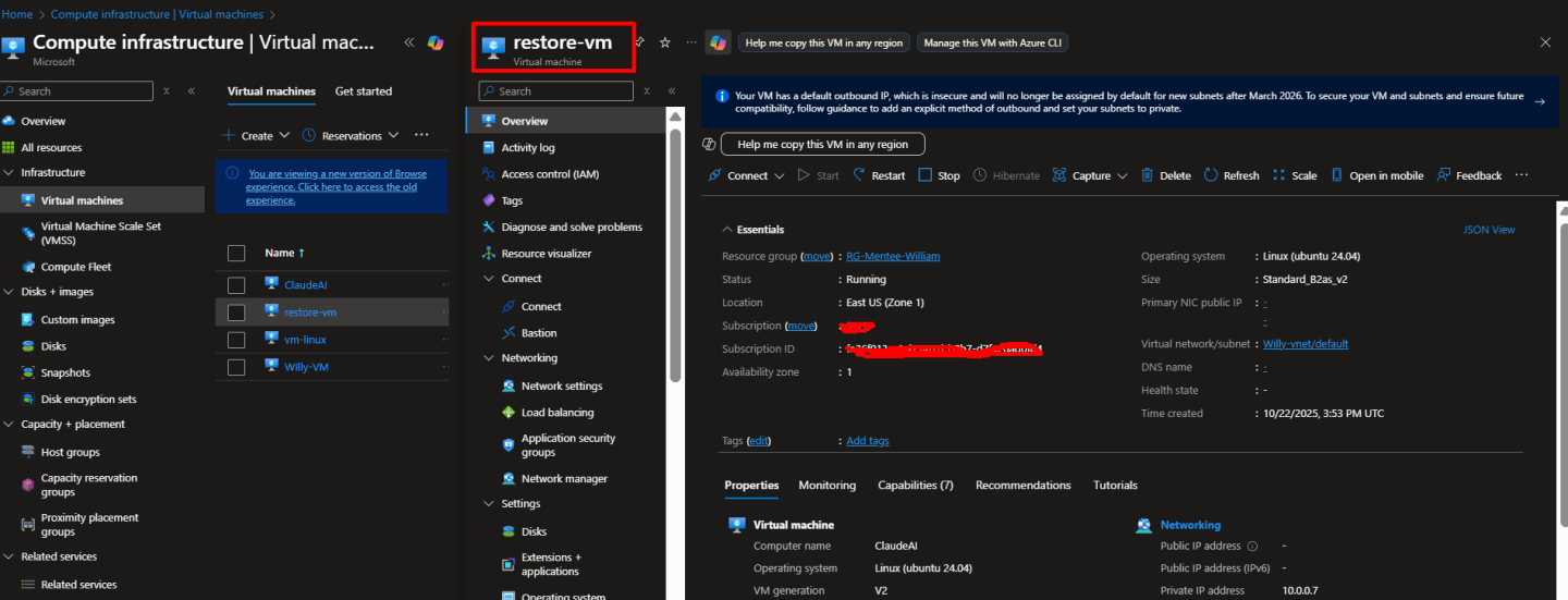 Complete Guide to Azure Backup & Recovery Vault – Adedeji Awolesi